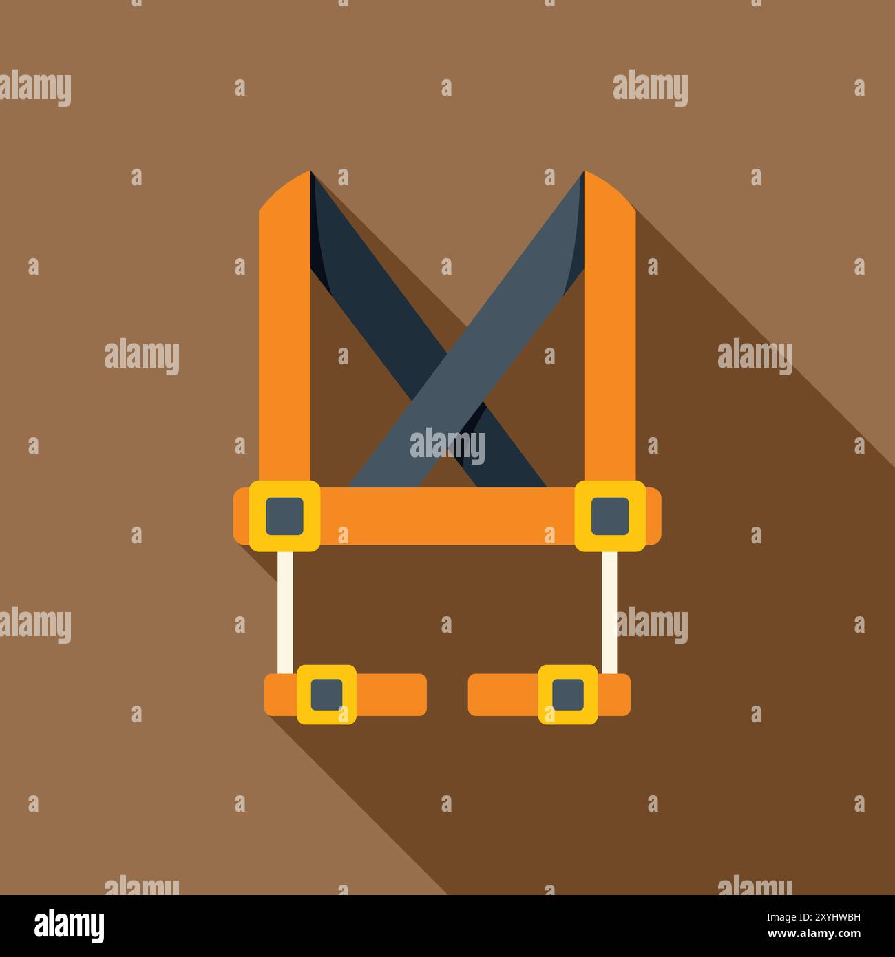 Fall arrest safety harness Stock Vector Images - Alamy