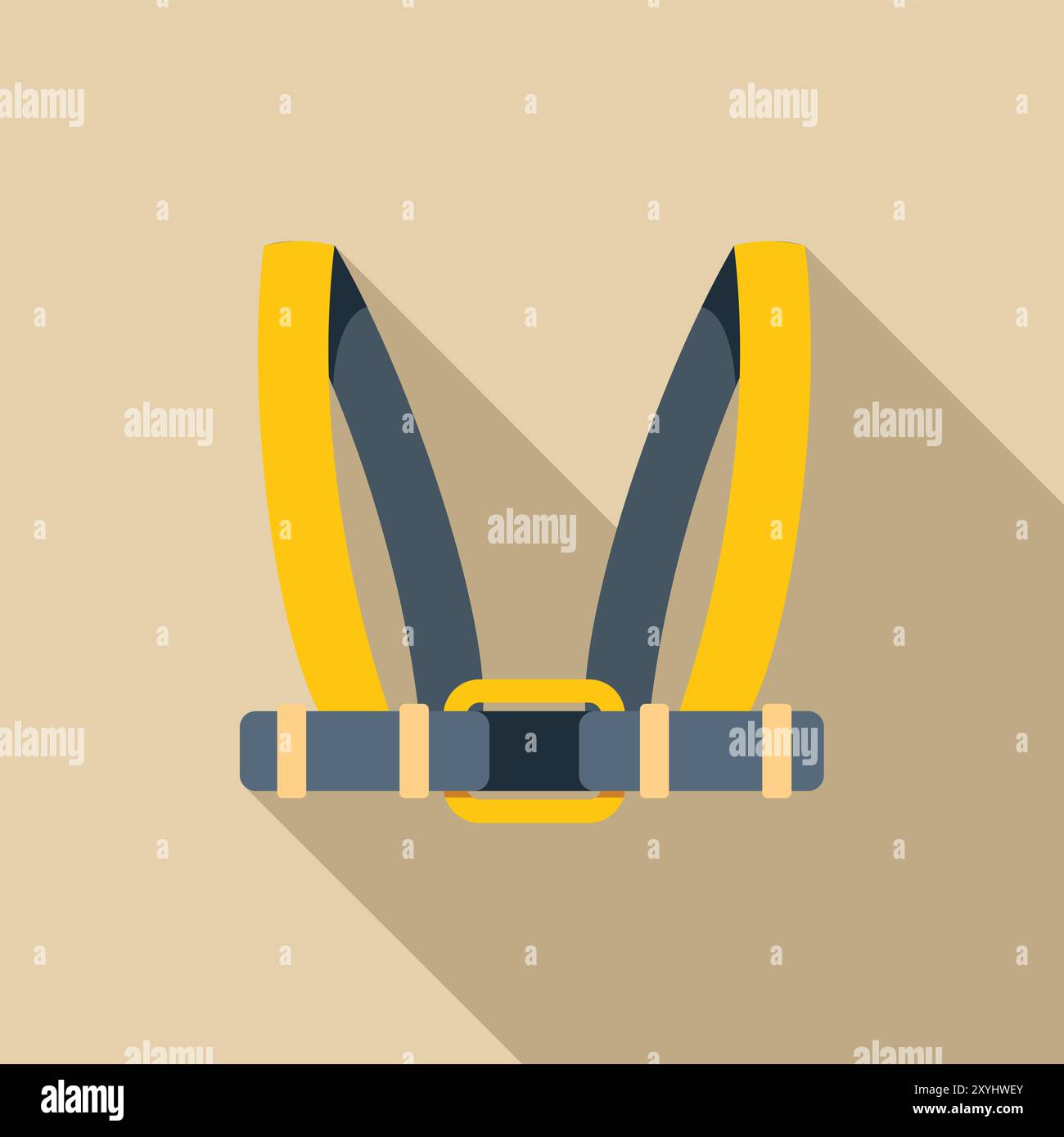 Construction worker safety harness Stock Vector Images - Alamy
