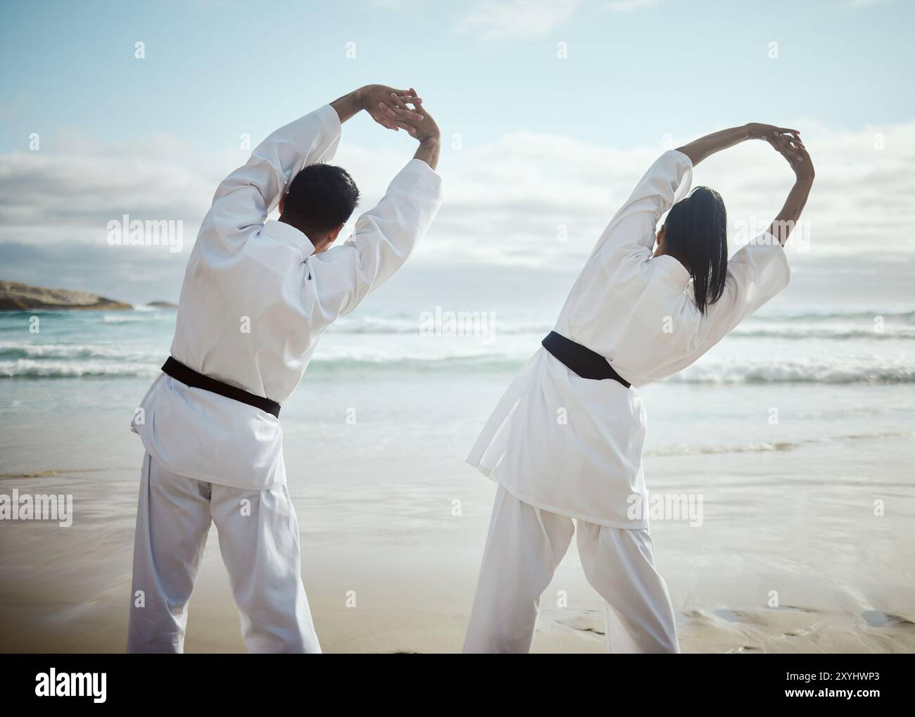 Outdoor karate lesson hi-res stock photography and images - Alamy
