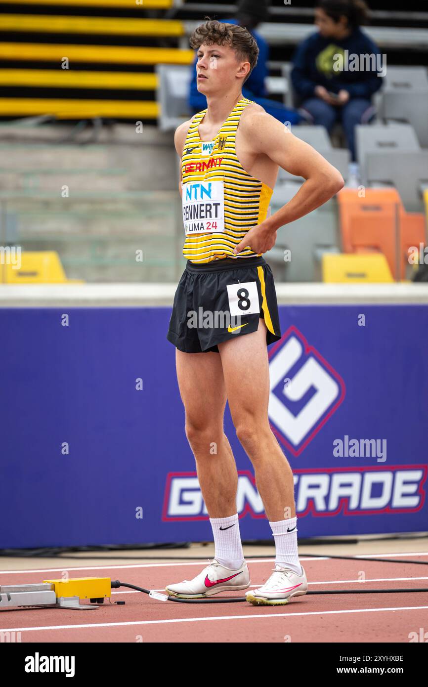 Justin RENNERT (SC Berlin) , GERMANY, 200 Meters Men PER ...