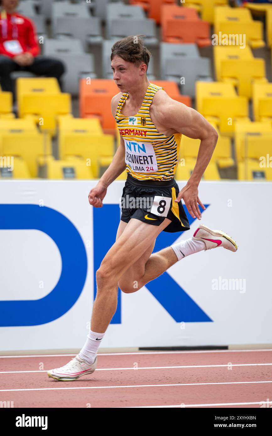 Justin RENNERT (SC Berlin) , GERMANY, 200 Meters Men PER ...