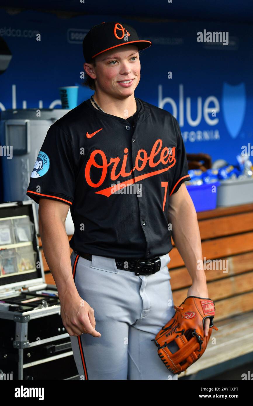 LOS ANGELES, CA - AUGUST 29: Baltimore Orioles second baseman Jackson ...
