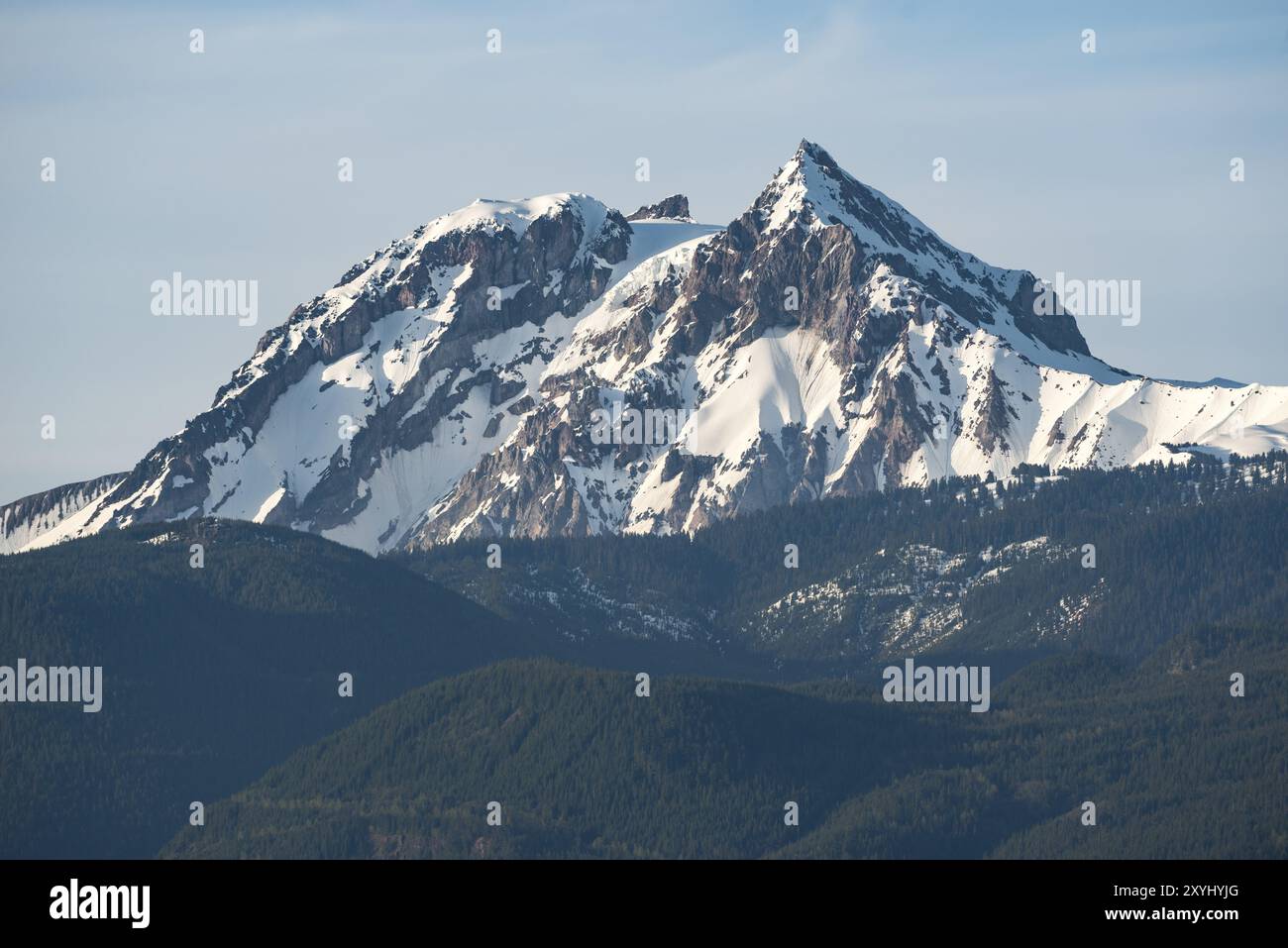 Mount Garibaldi with its three peaks, Dalton Dome (left), Mount ...