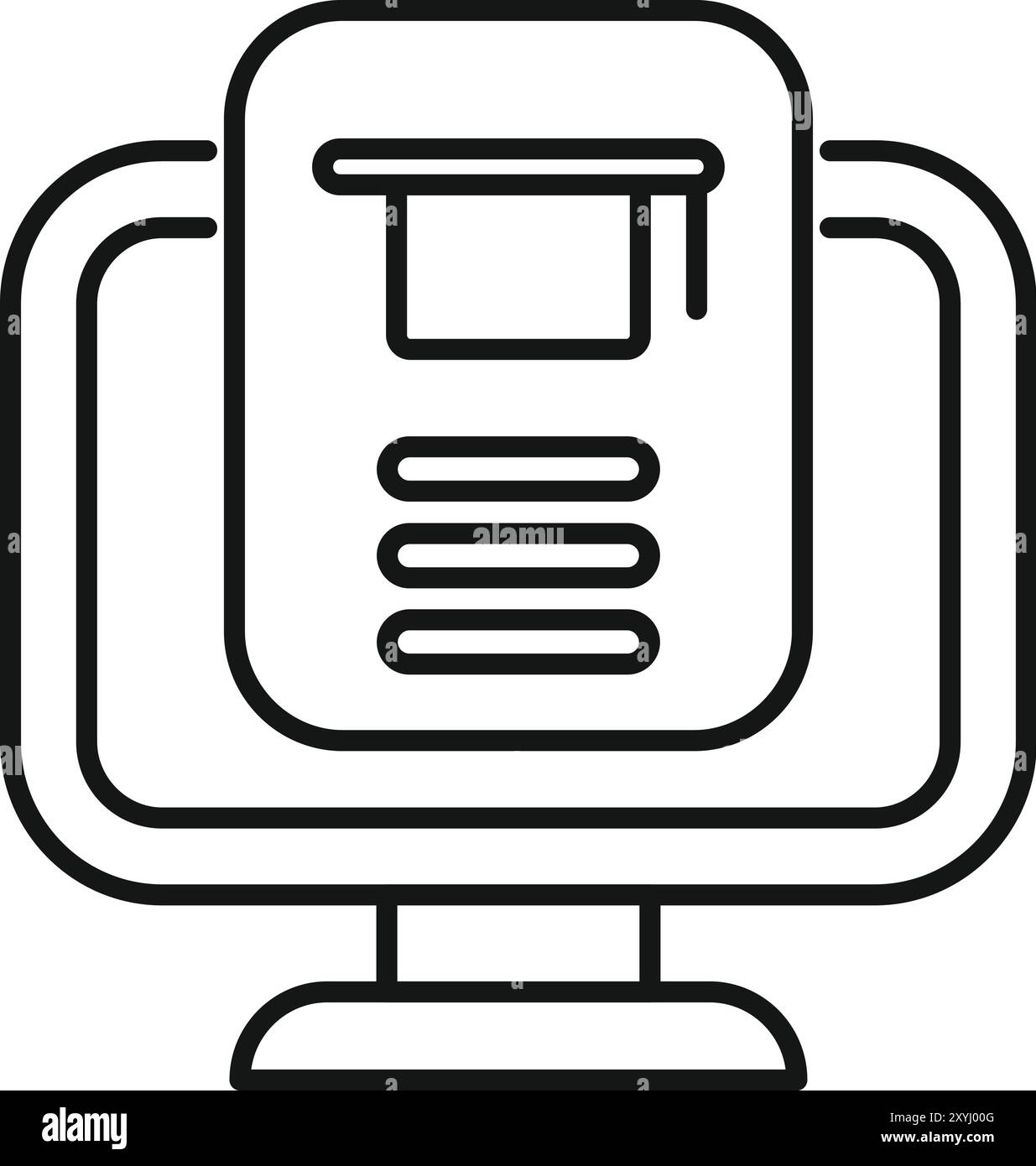 Icon represents concept mobile Cut Out Stock Images & Pictures - Alamy