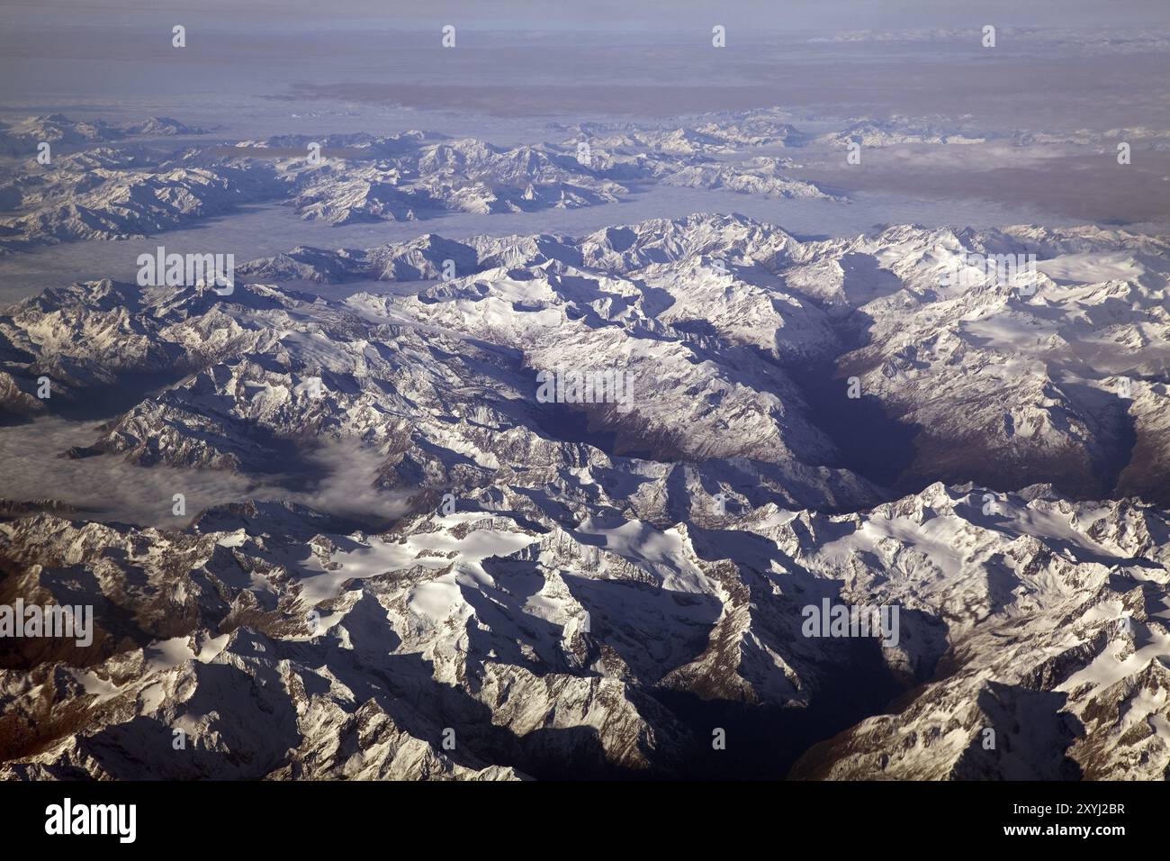 Die Alpen von Oben Stock Photo - Alamy