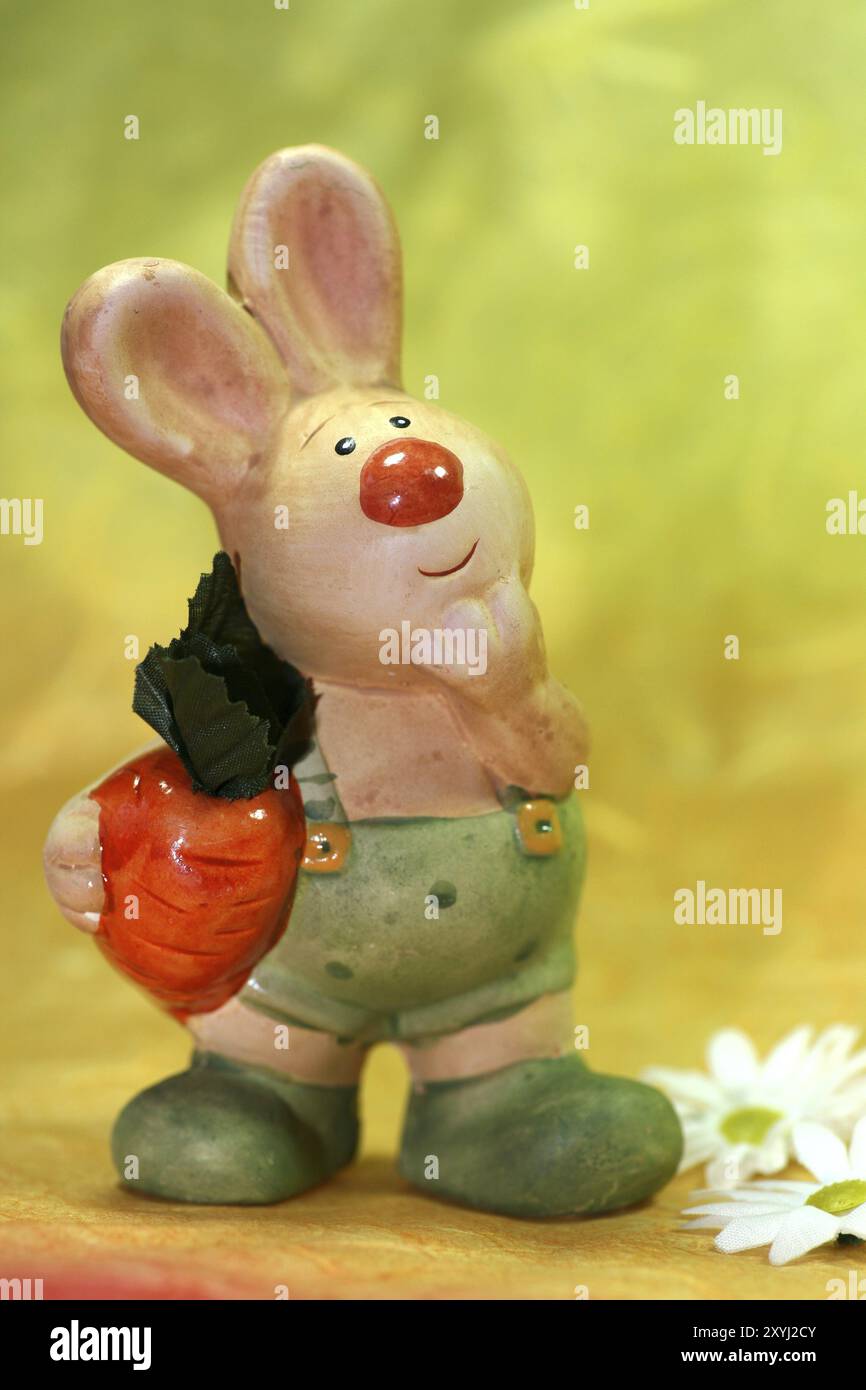 Funny rabbit figure Stock Photo - Alamy