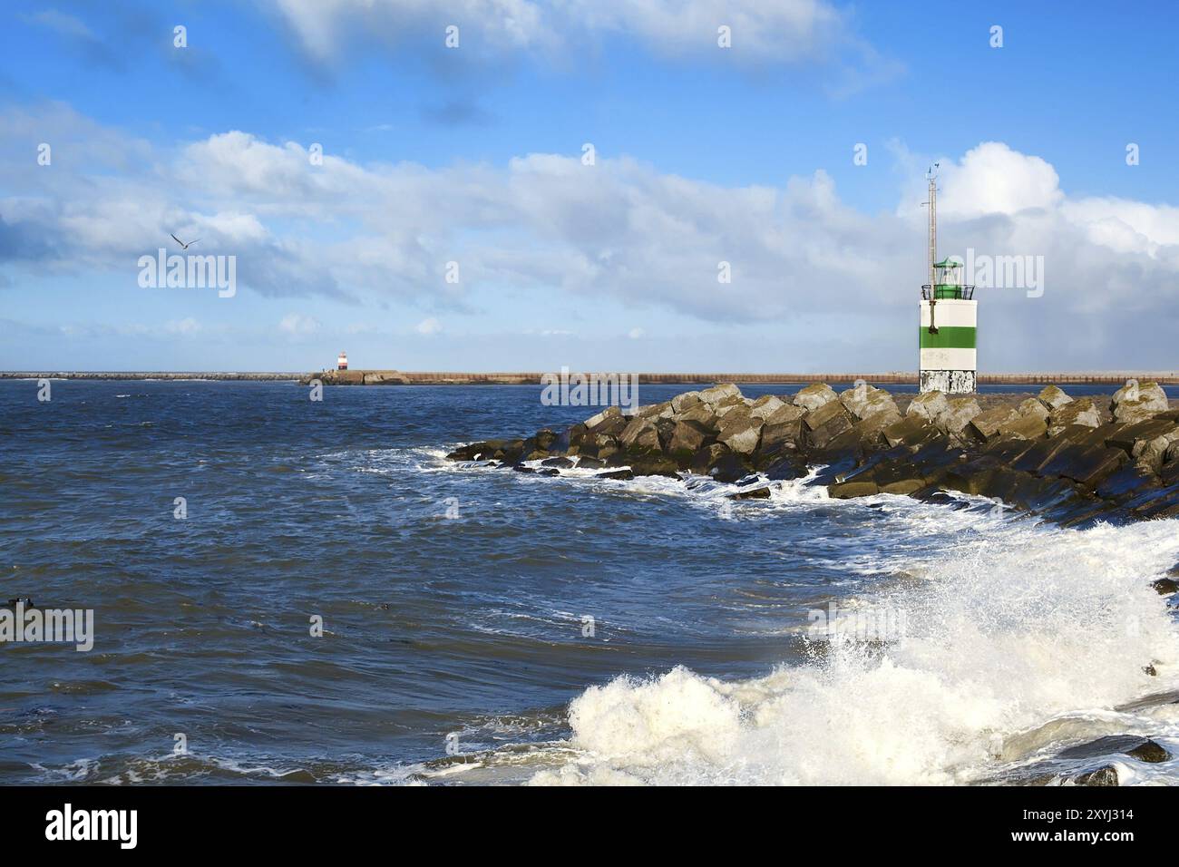 Lighthouse on north sea coast hi-res stock photography and images - Alamy