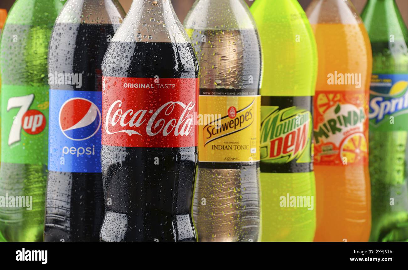 Global soft drink market is dominated by brands of few multinational ...