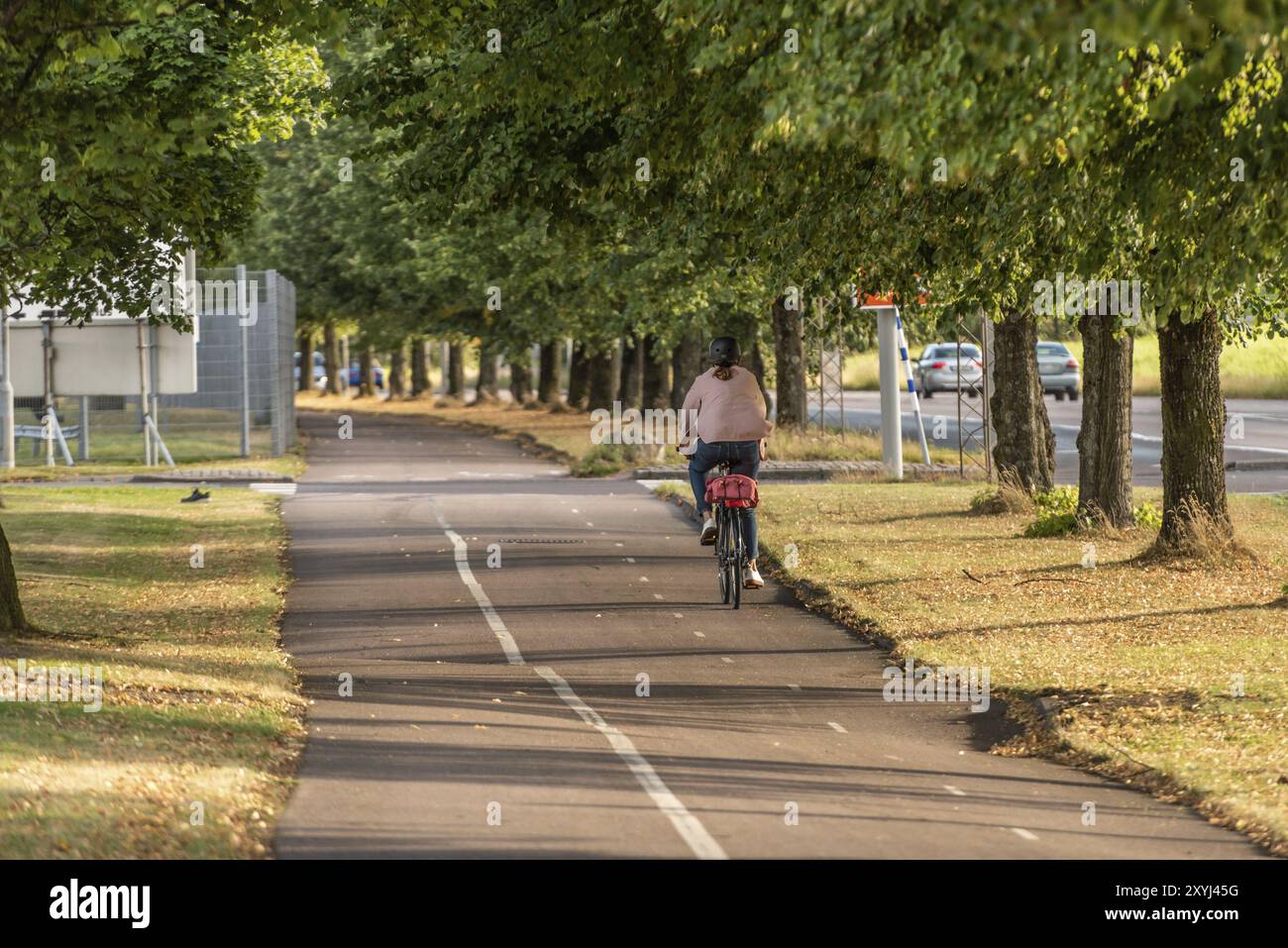 Lonely biker hi-res stock photography and images - Alamy