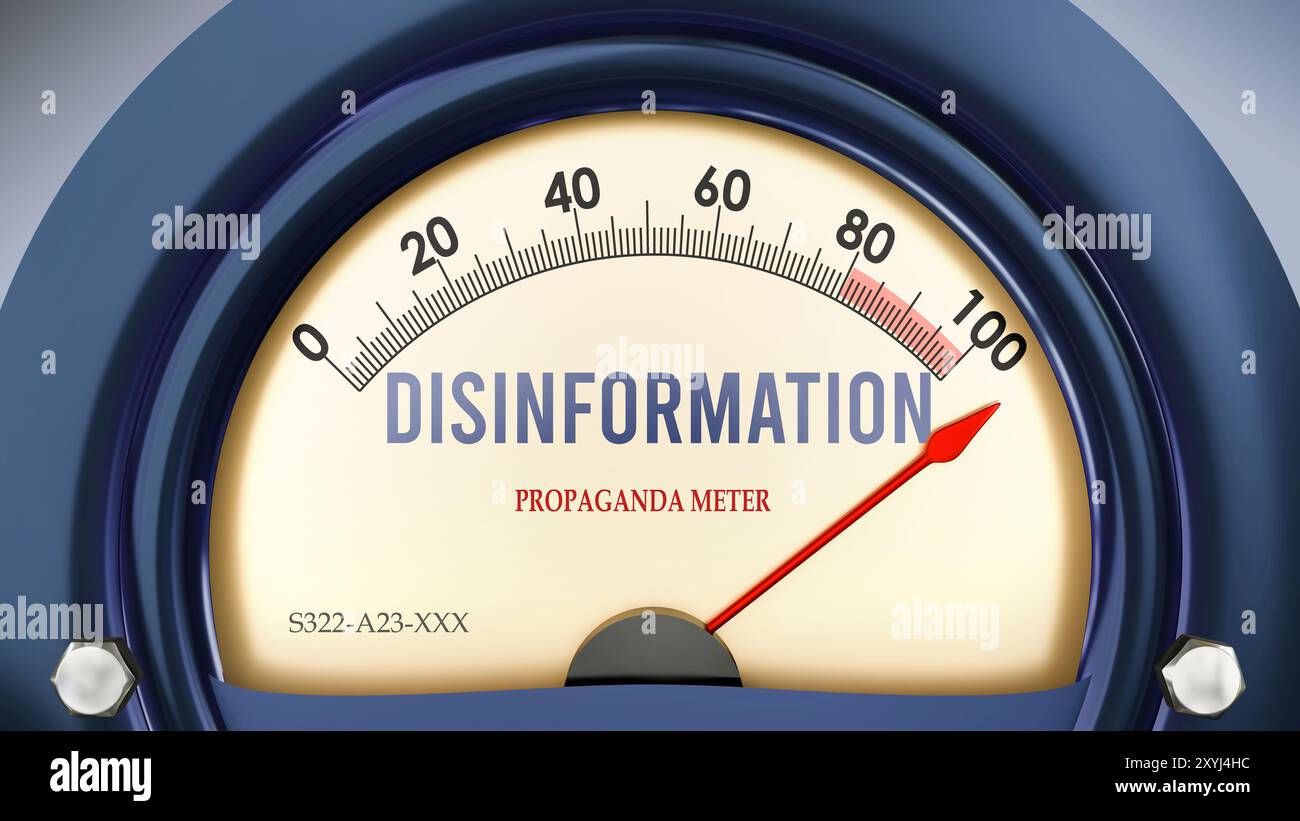 Disinformation and Propaganda Meter that is hitting a full scale ...