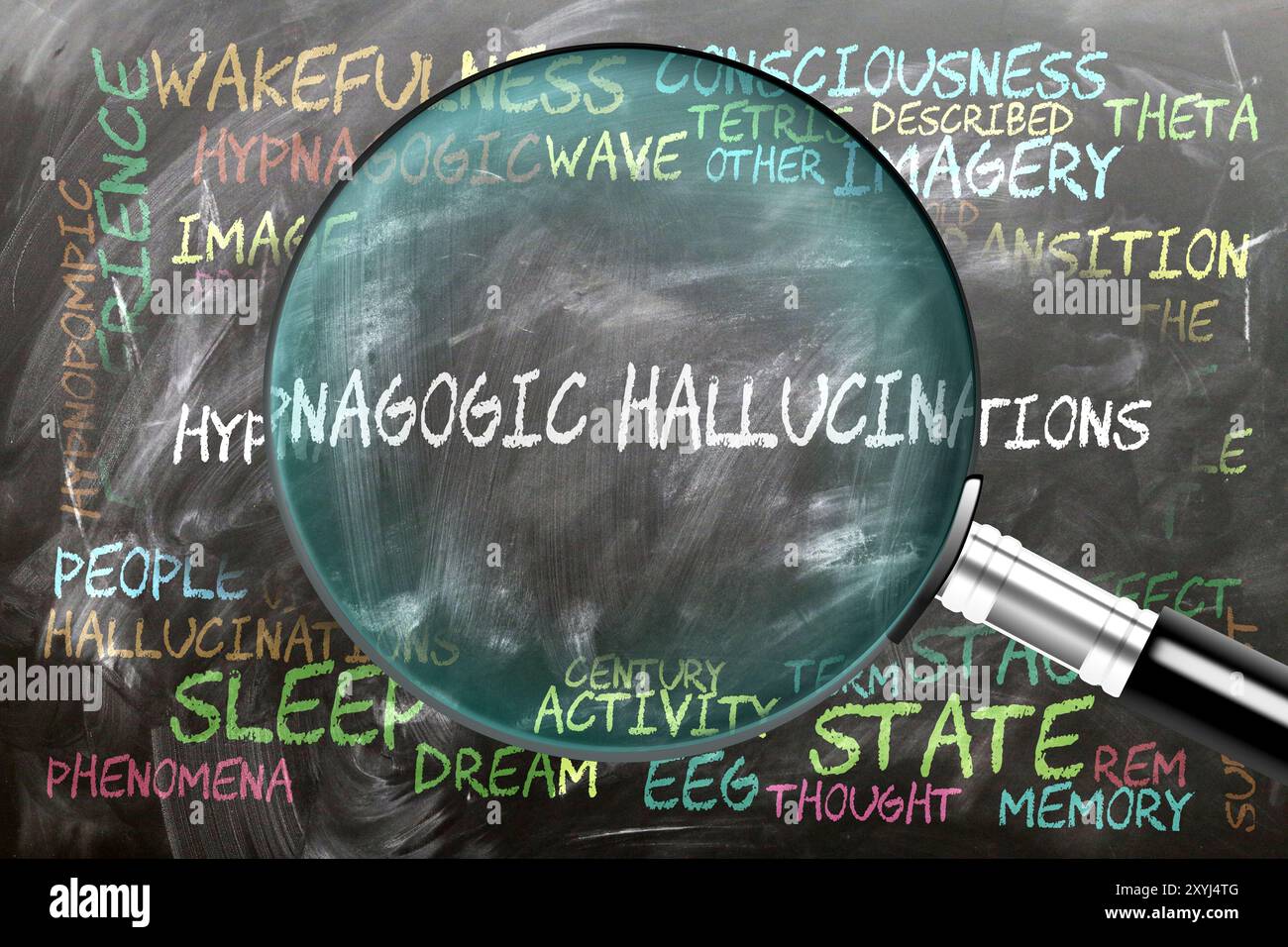 Hypnagogic hallucinations symbol hi-res stock photography and images ...