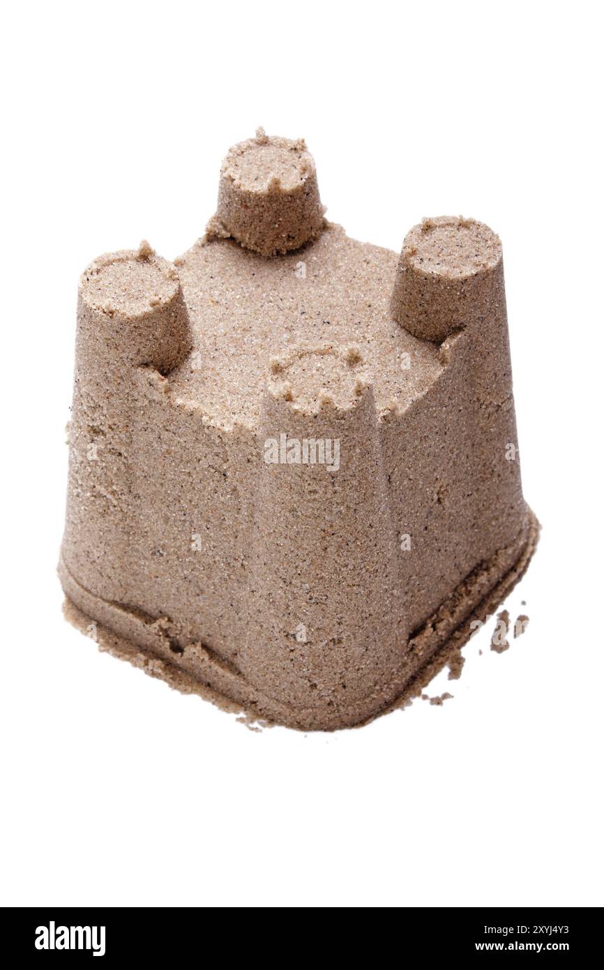 Sandcastle, summer vacations castle on beach sand Stock Photo - Alamy
