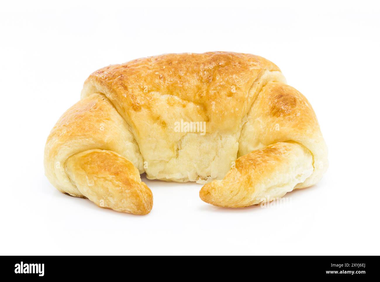 Fresh croissant bread isolated on white background Stock Photo - Alamy