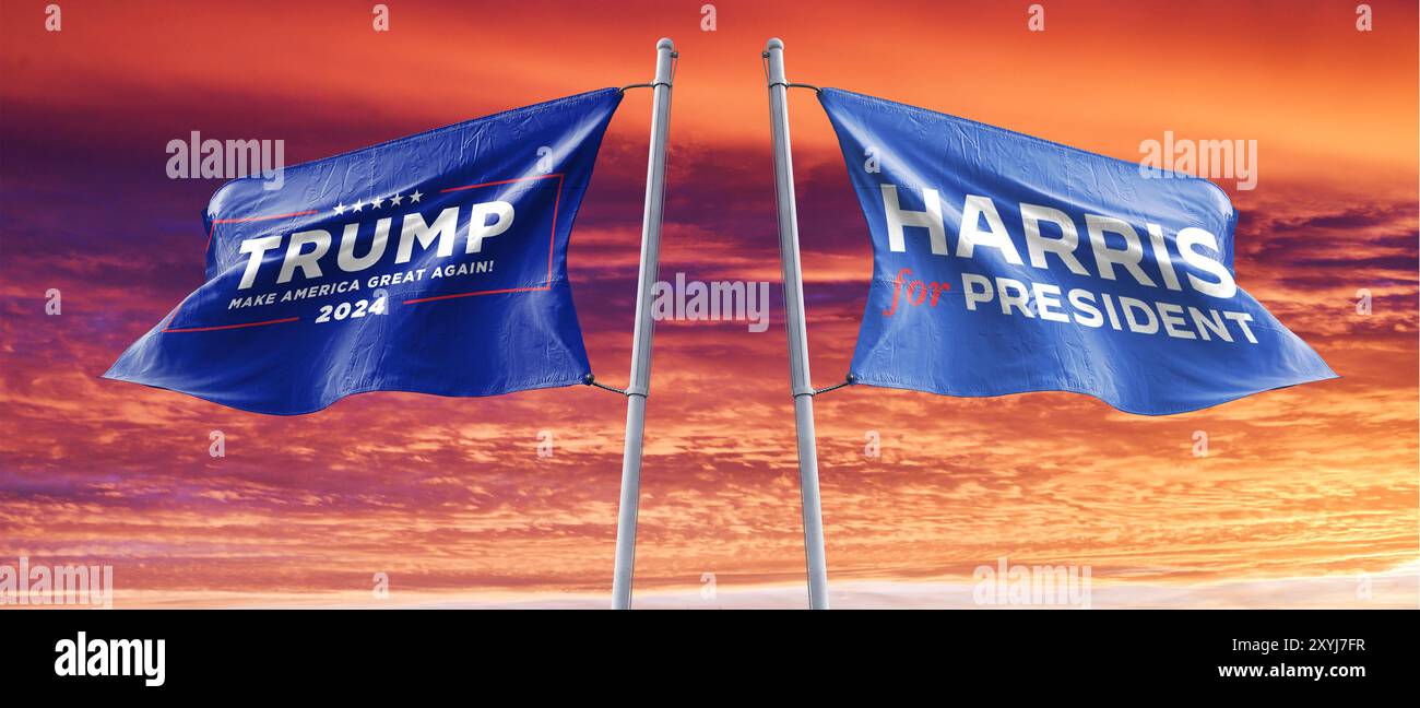 Trump harris debate 2024 hi-res stock photography and images - Alamy
