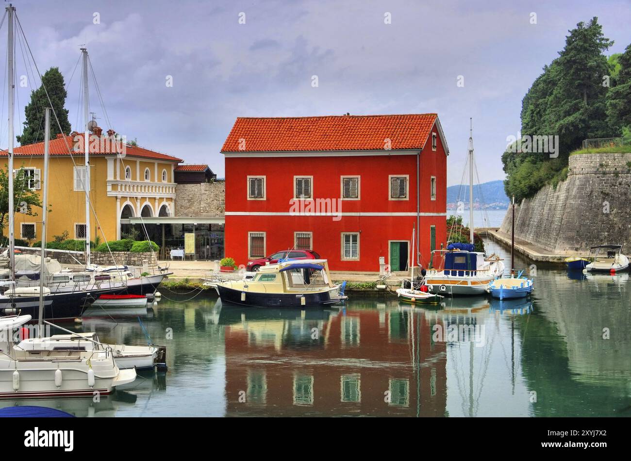 Zadar harbour, Zadar harbour 01 Stock Photo - Alamy