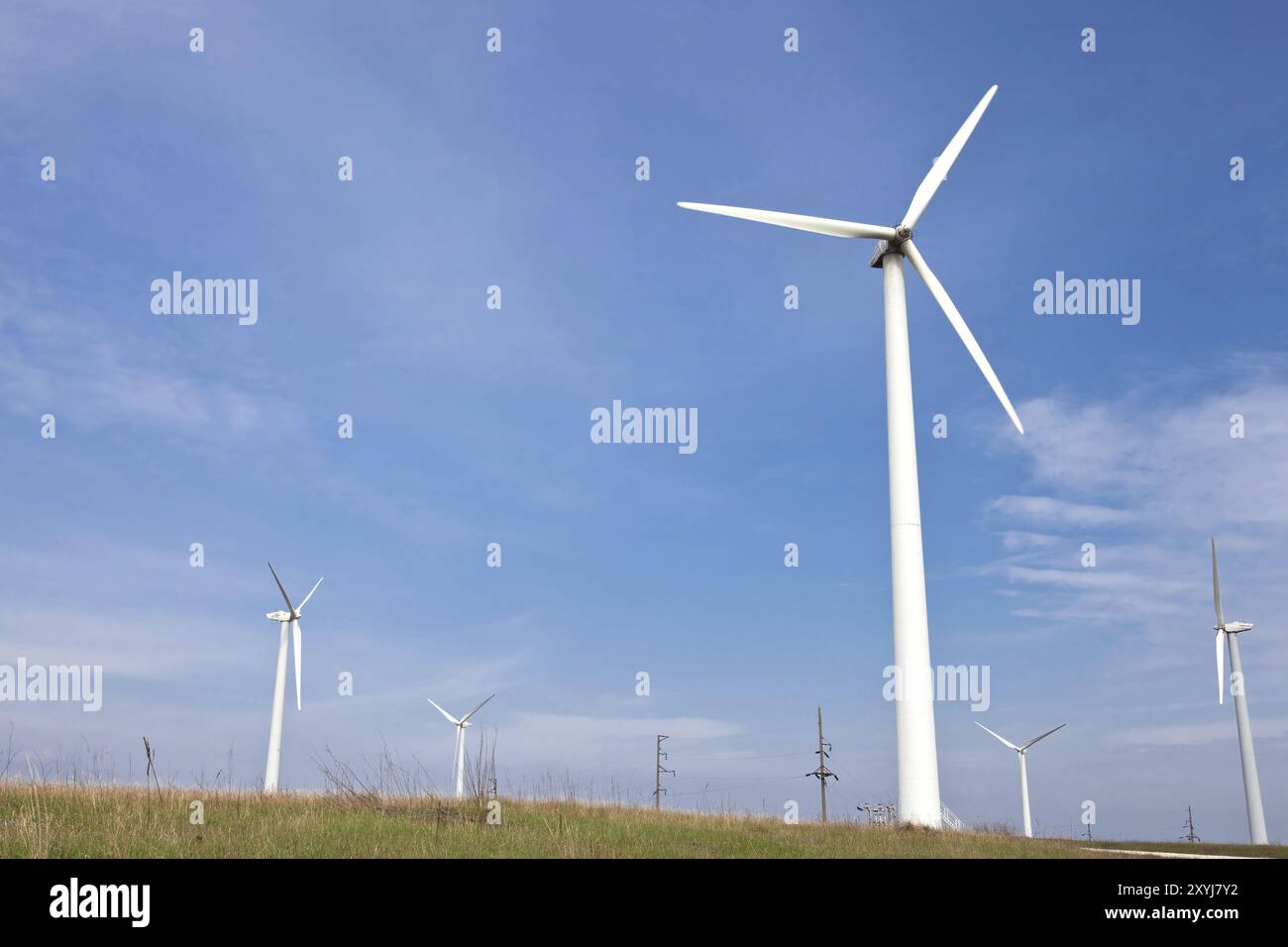 Wind energy turbine power station Stock Photo - Alamy