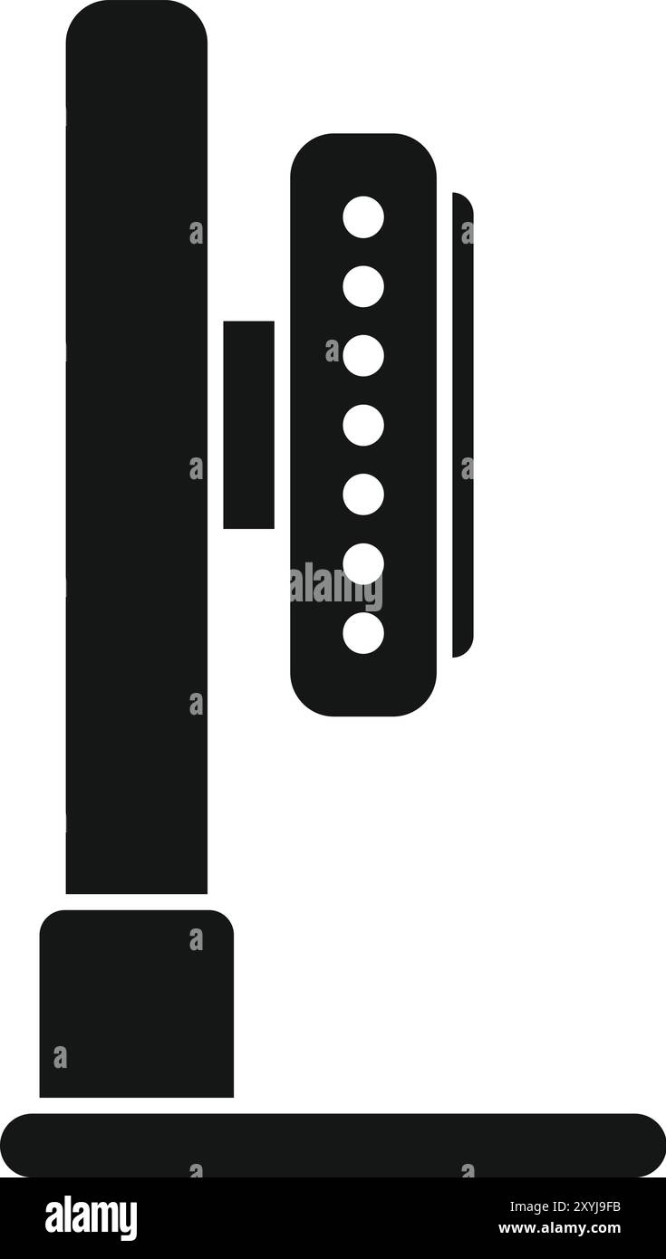 Simple silhouette style icon, black and white image of a wheel ...