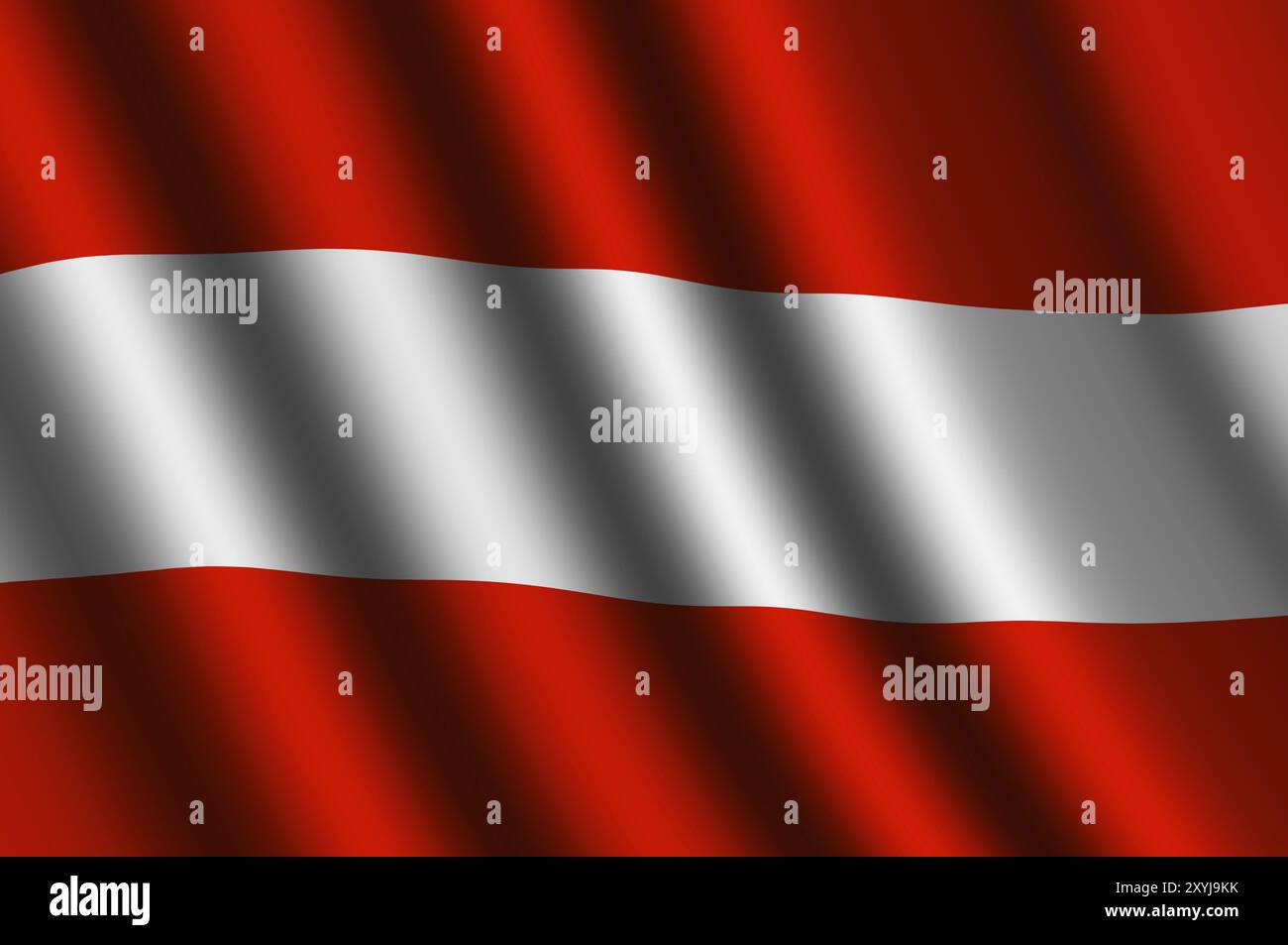 The Austrian flag flying in the wind Stock Photo - Alamy