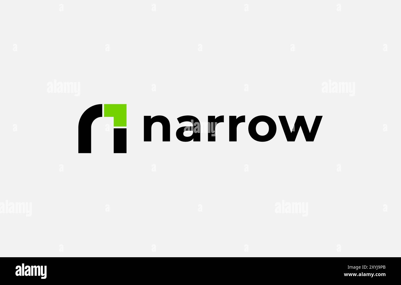 Logo Arrow and Letter N, Template creative design fintech, technology ...