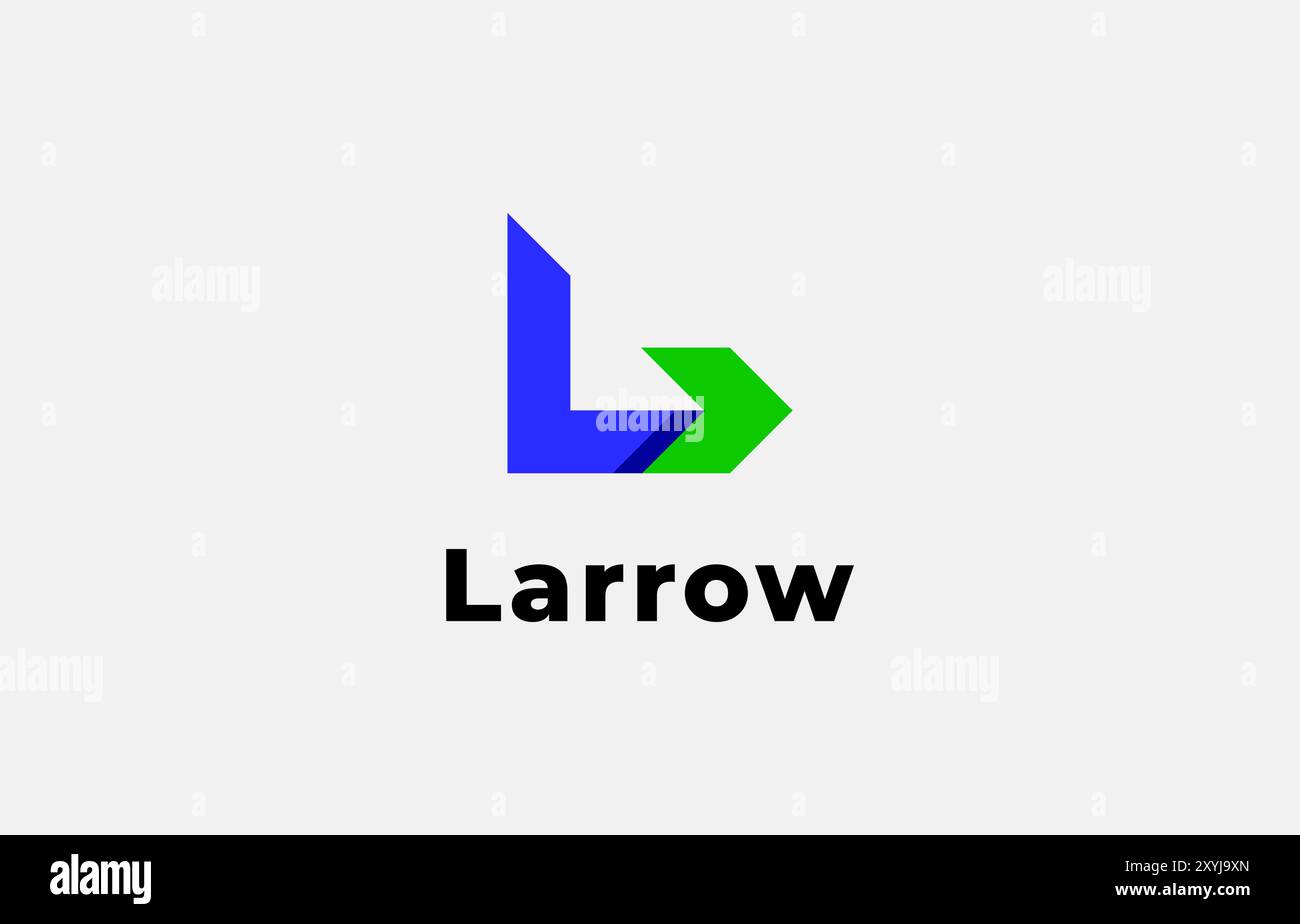 Logo Arrow and Letter L, Template creative design fintech, technology ...