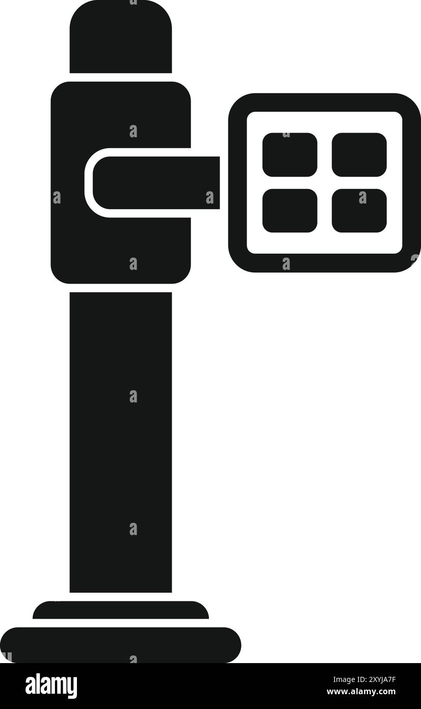 Digital x ray machine icon representing equipment found in a hospital ...