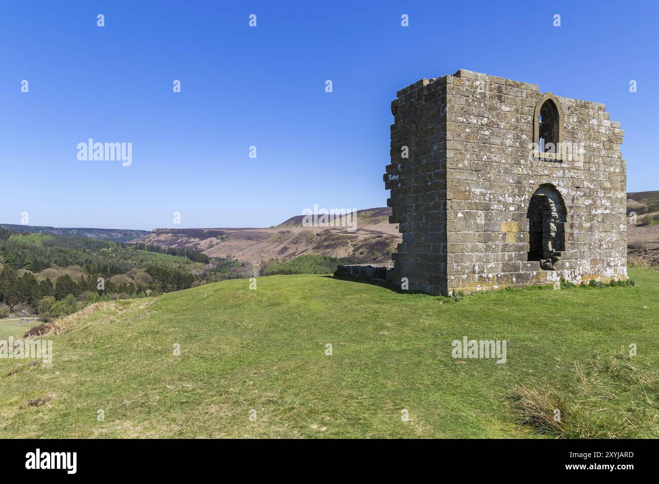 Skelton Tower, North York Moors National Park near Levisham, North ...