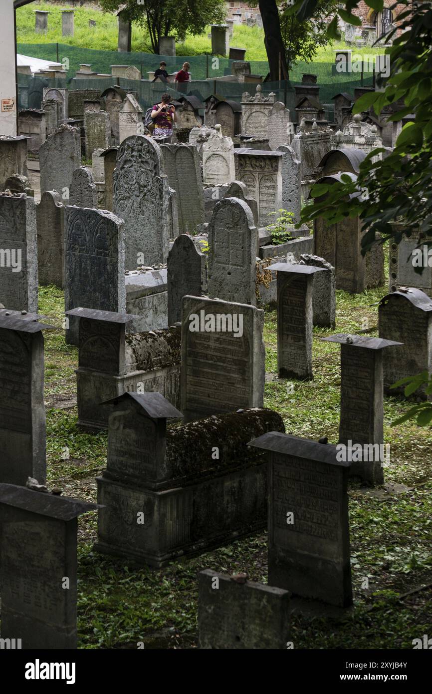 Remuh cemetery, 16th century, medieval core of Kazimierz, historic ...