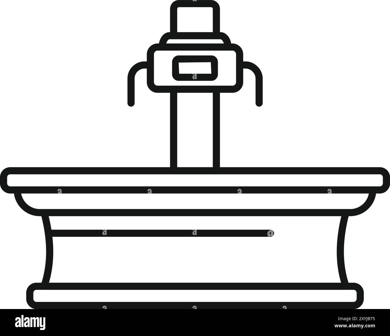 Medical scanner machine representing healthcare technology for accurate ...