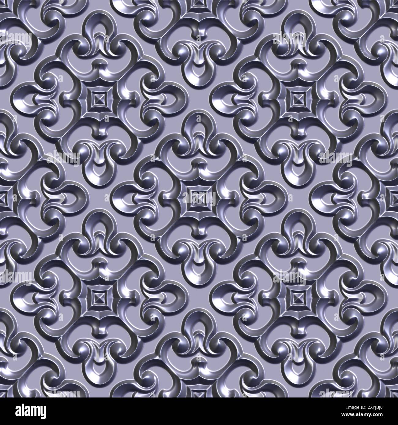 3D effect seamless background, wallpaper decoration pattern Stock Photo ...