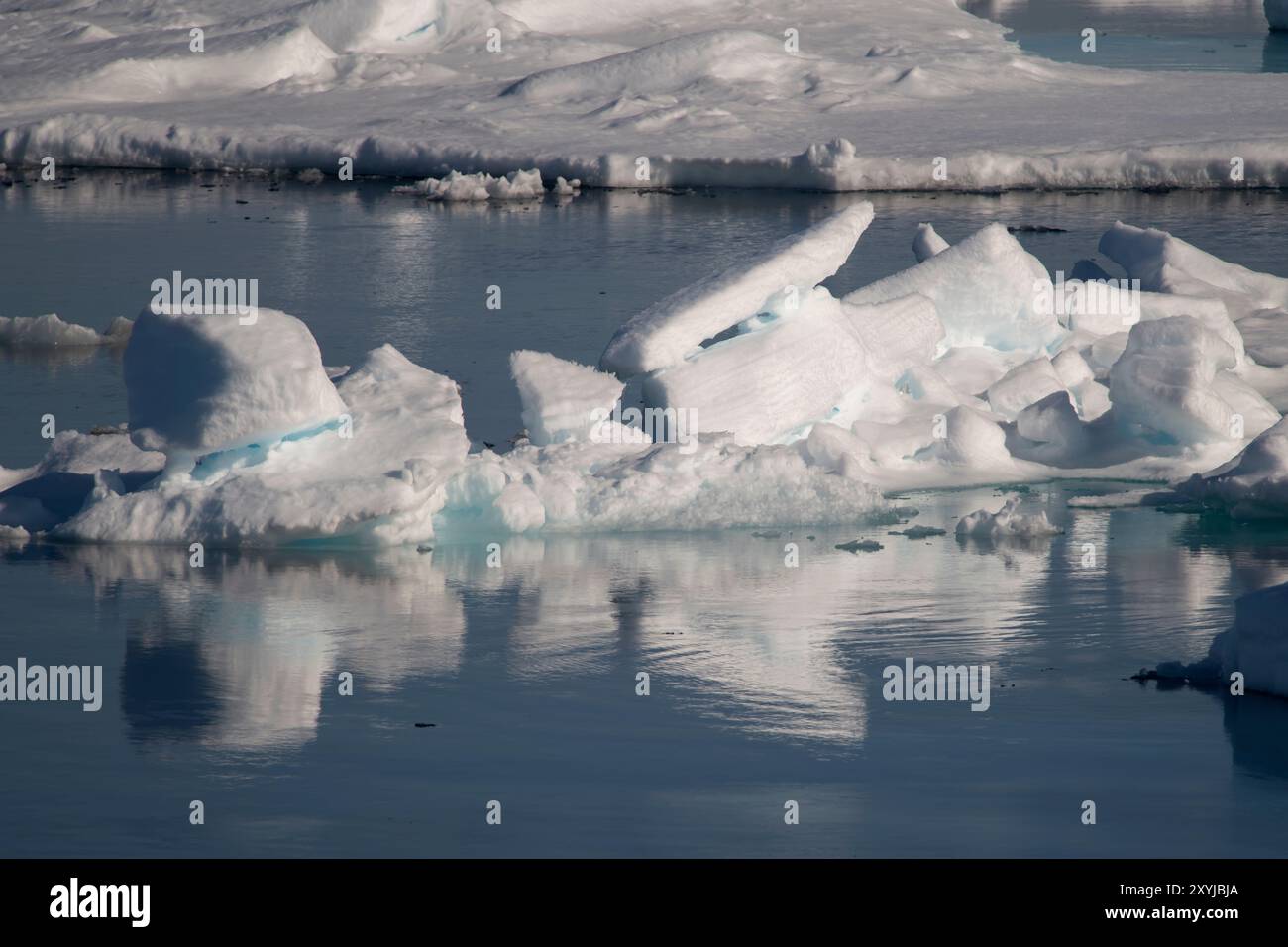 Fractured pack ice at 80°35’ N above Svalbard, Norway Stock Photo - Alamy