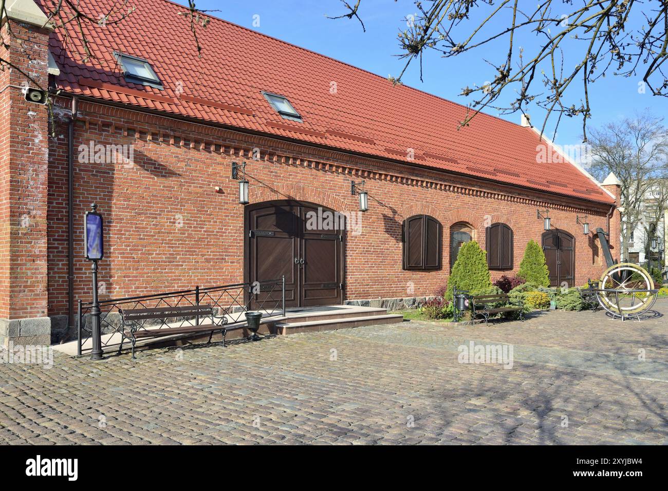 Old German warehouse. The World ocean Museum, Kaliningrad, formerly ...