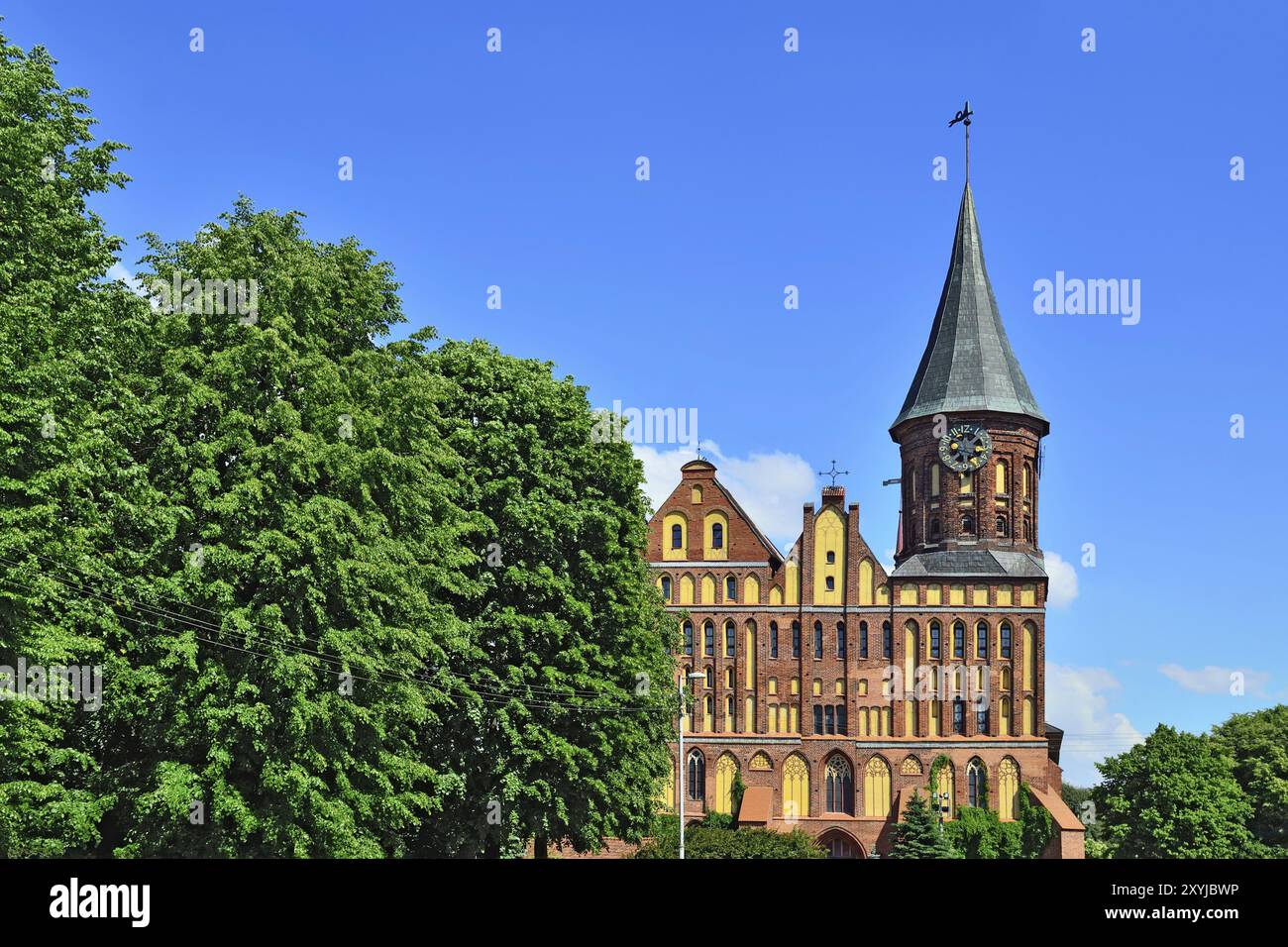 Koenigsberg Cathedral, Gothic temple of the 14th century. The symbol of ...