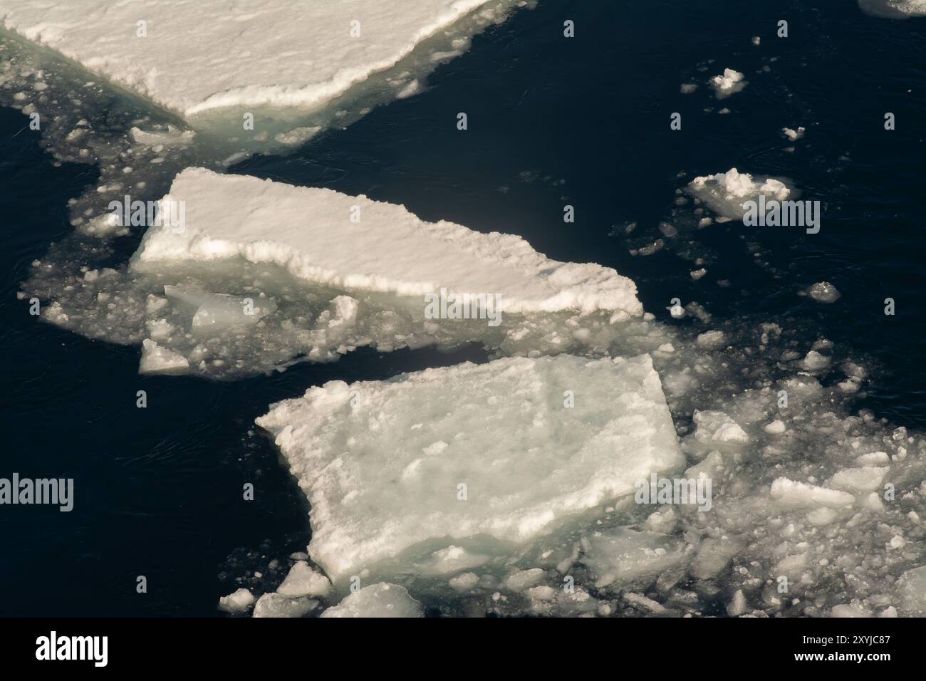 Fractured pack ice at 80°35’ N above Svalbard, Norway Stock Photo - Alamy