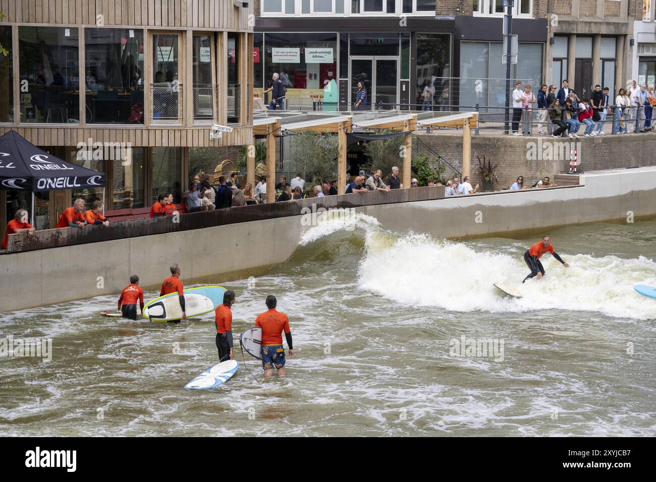 Surfing facility in the city centre of Rotterdam, Rif010, supposedly ...