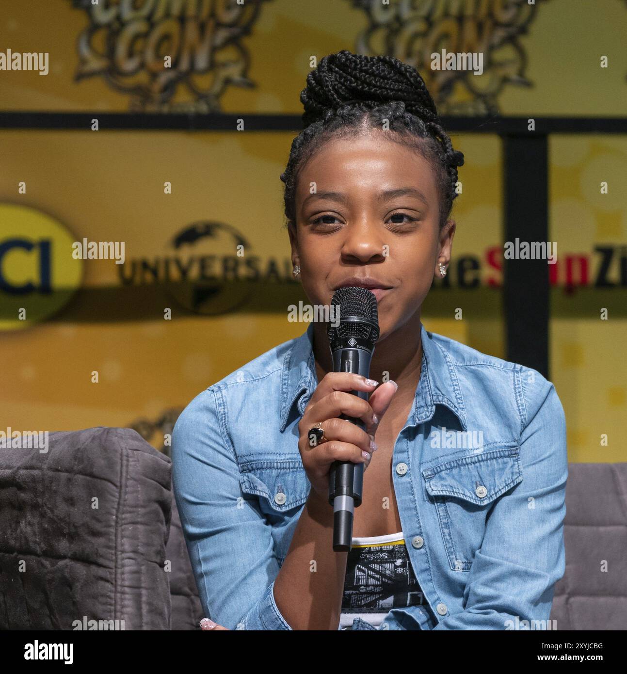 DORTMUND, GERMANY, December 7th 2019: Priah Ferguson (*2006, American ...