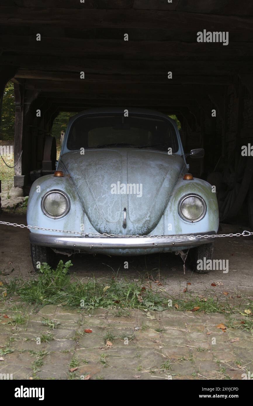 VW Beetle barn find Stock Photo - Alamy
