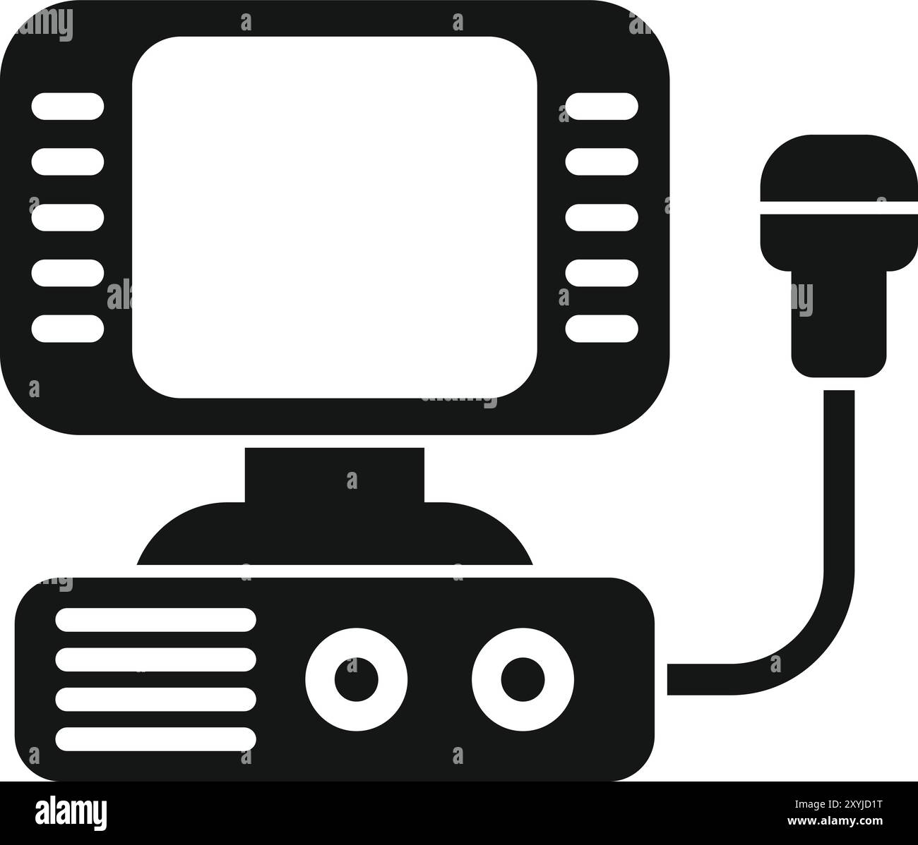 Black white icon sonography Black and White Stock Photos & Images - Alamy