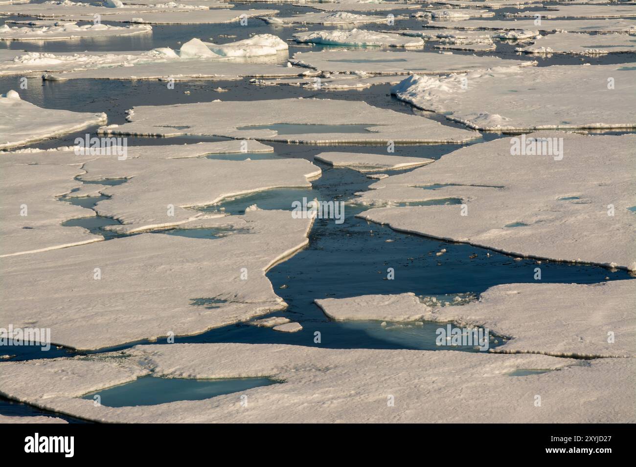 Fractured pack ice at 80°35’ N above Svalbard, Norway Stock Photo - Alamy