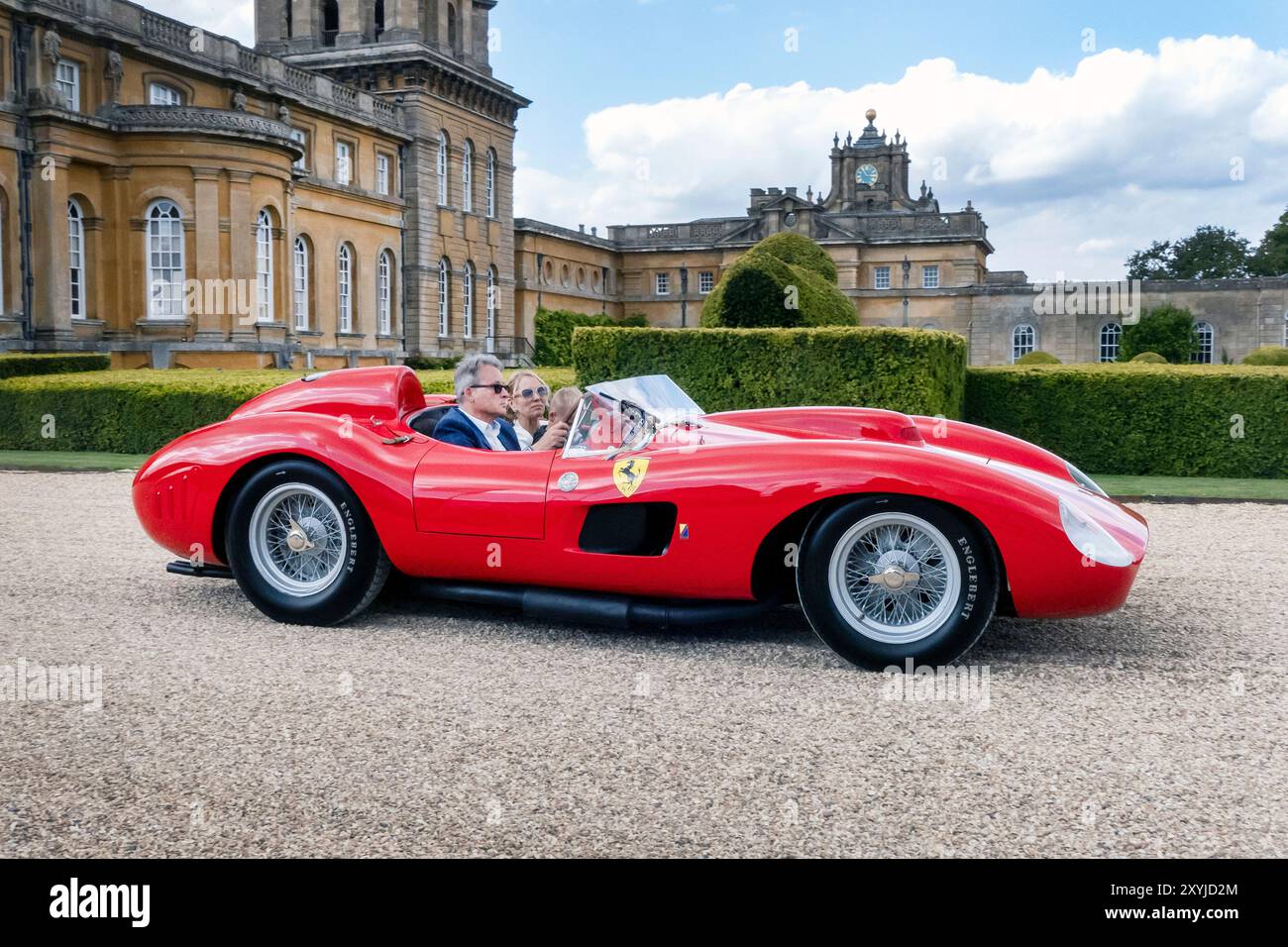 The Best of Show Salon Prive Concours 2024 at Blenheim Palace Woodstock Oxfordshire UK A 1957 ...