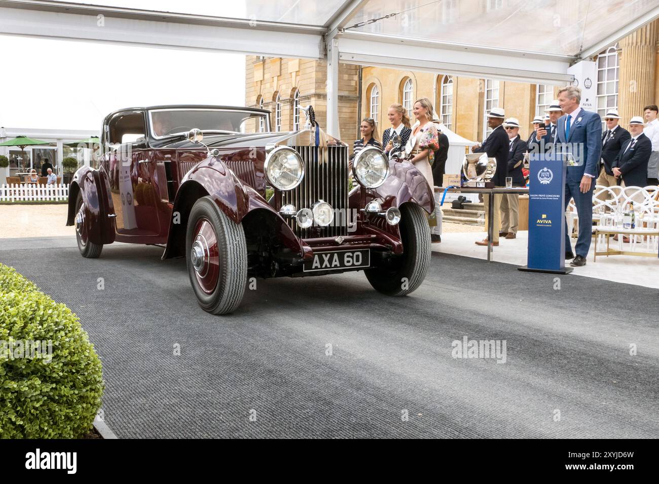 The second place at the Salon Prive Concours 2024 at Blenheim Palace ...