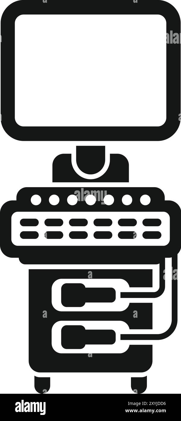 Medical diagnostics in hospital Black and White Stock Photos & Images ...