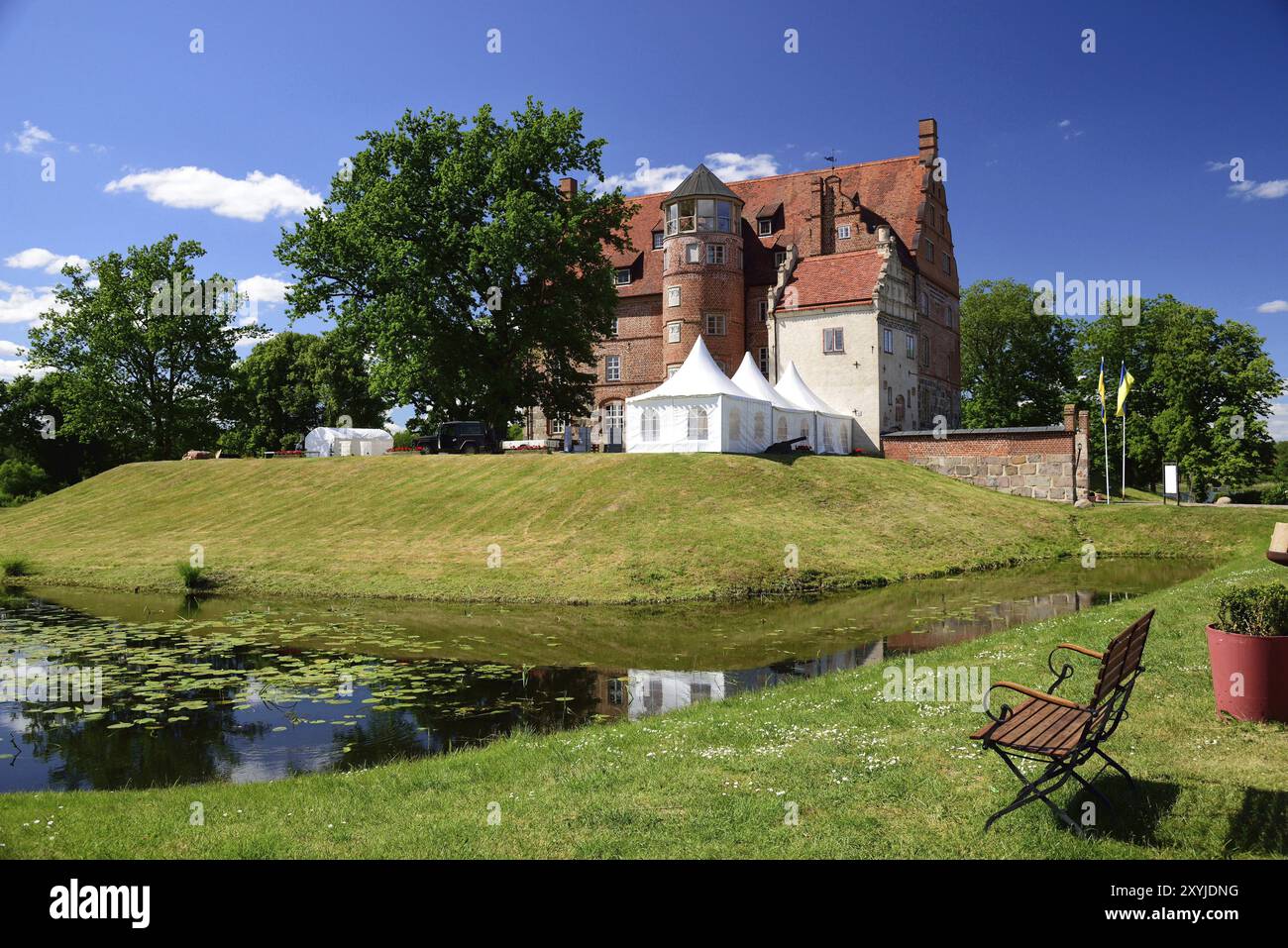 Europe, Germany, Mecklenburg-Western Pomerania, Moltzow, Ulrichshusen ...