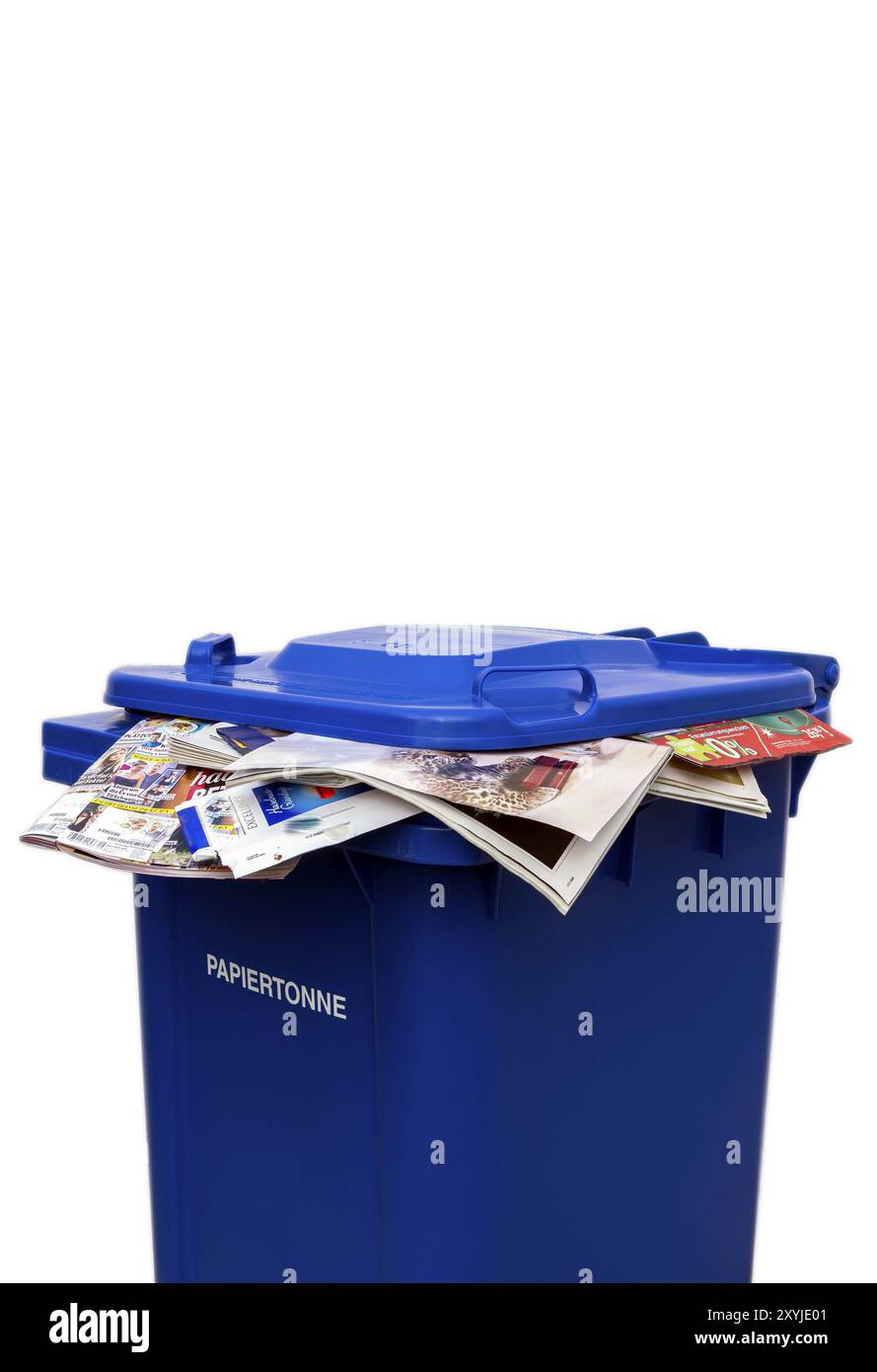 Waste paper bin Stock Photo - Alamy