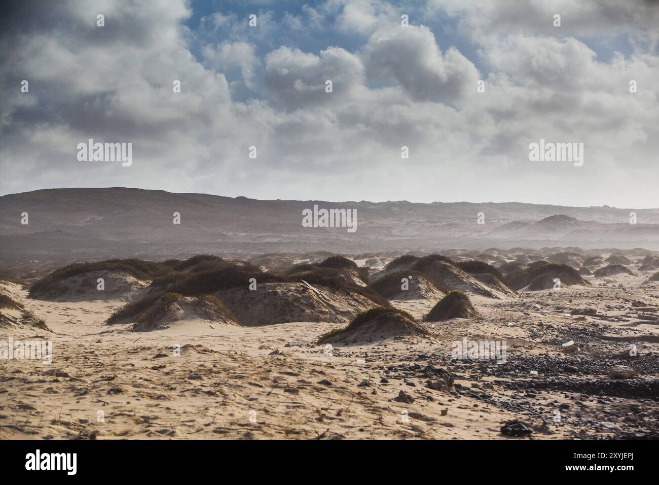 Small hills in a semi-desert Stock Photo - Alamy