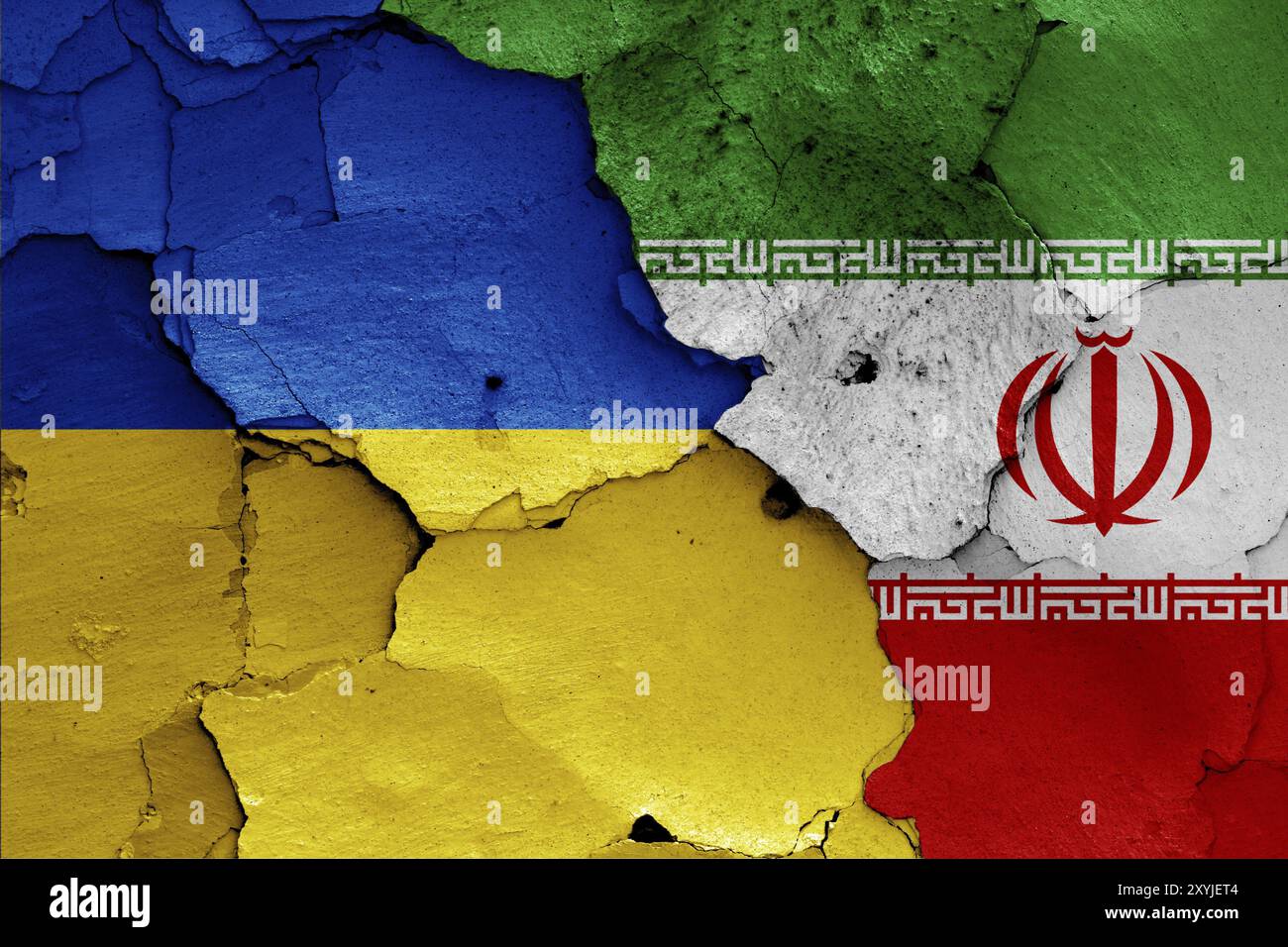 Iran ukraine flag hi-res stock photography and images - Alamy