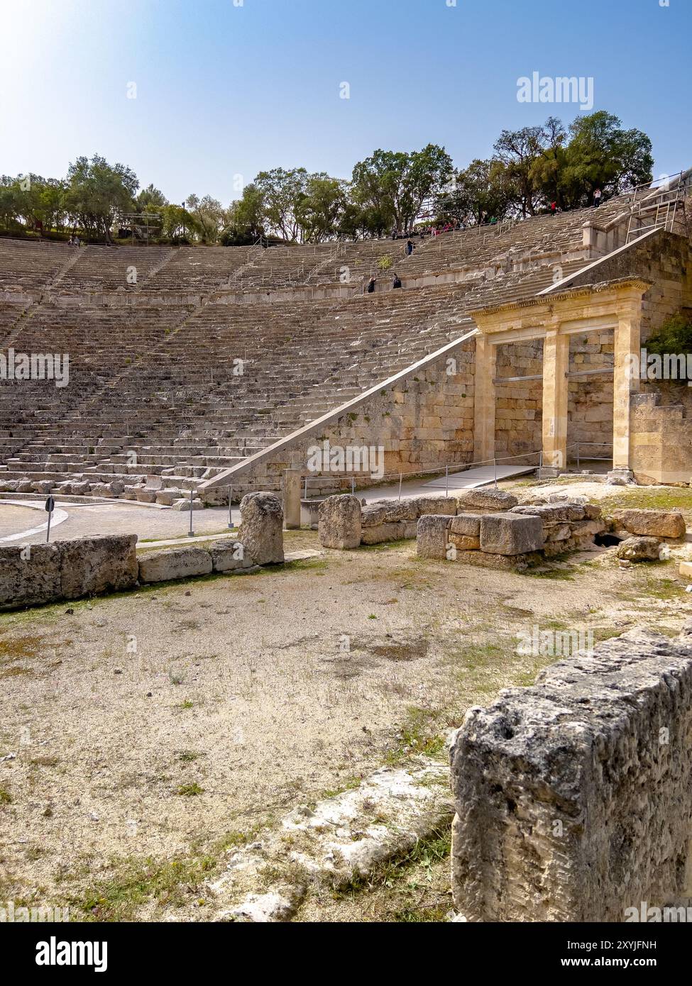 Ancient greek theatre at epidaurus hi-res stock photography and images ...