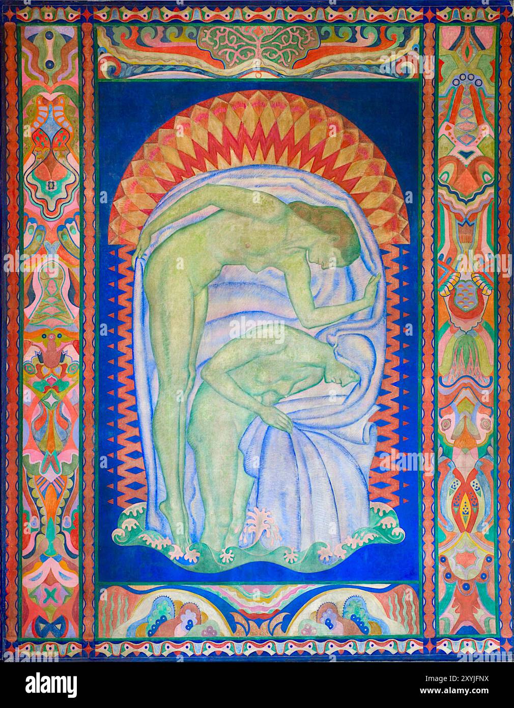 Willy von Beckerath - The Eternal Wave -1912-1918 - A monumental frieze ...
