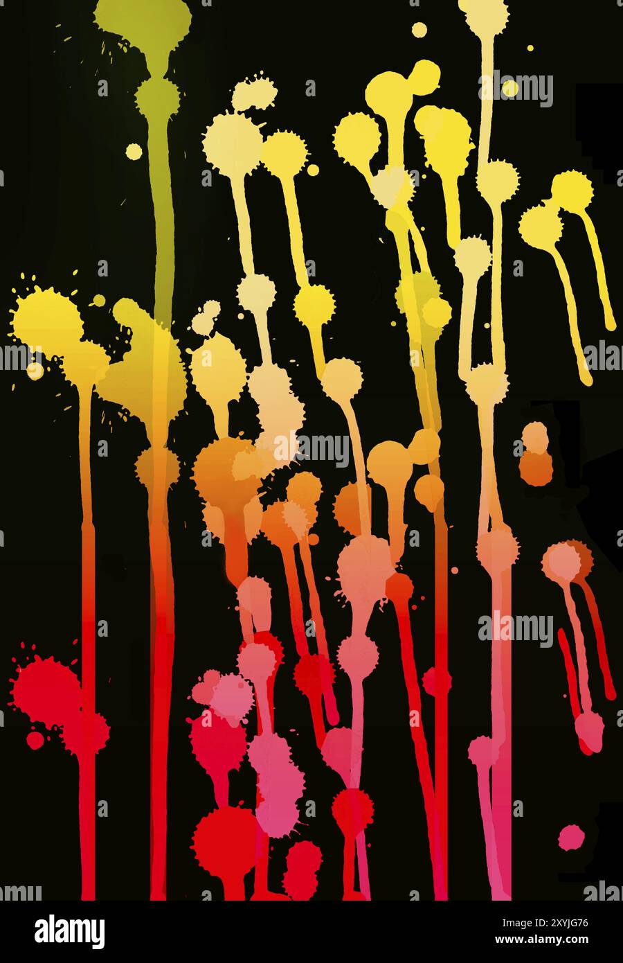 Abstract splashes blots color hi-res stock photography and images - Alamy