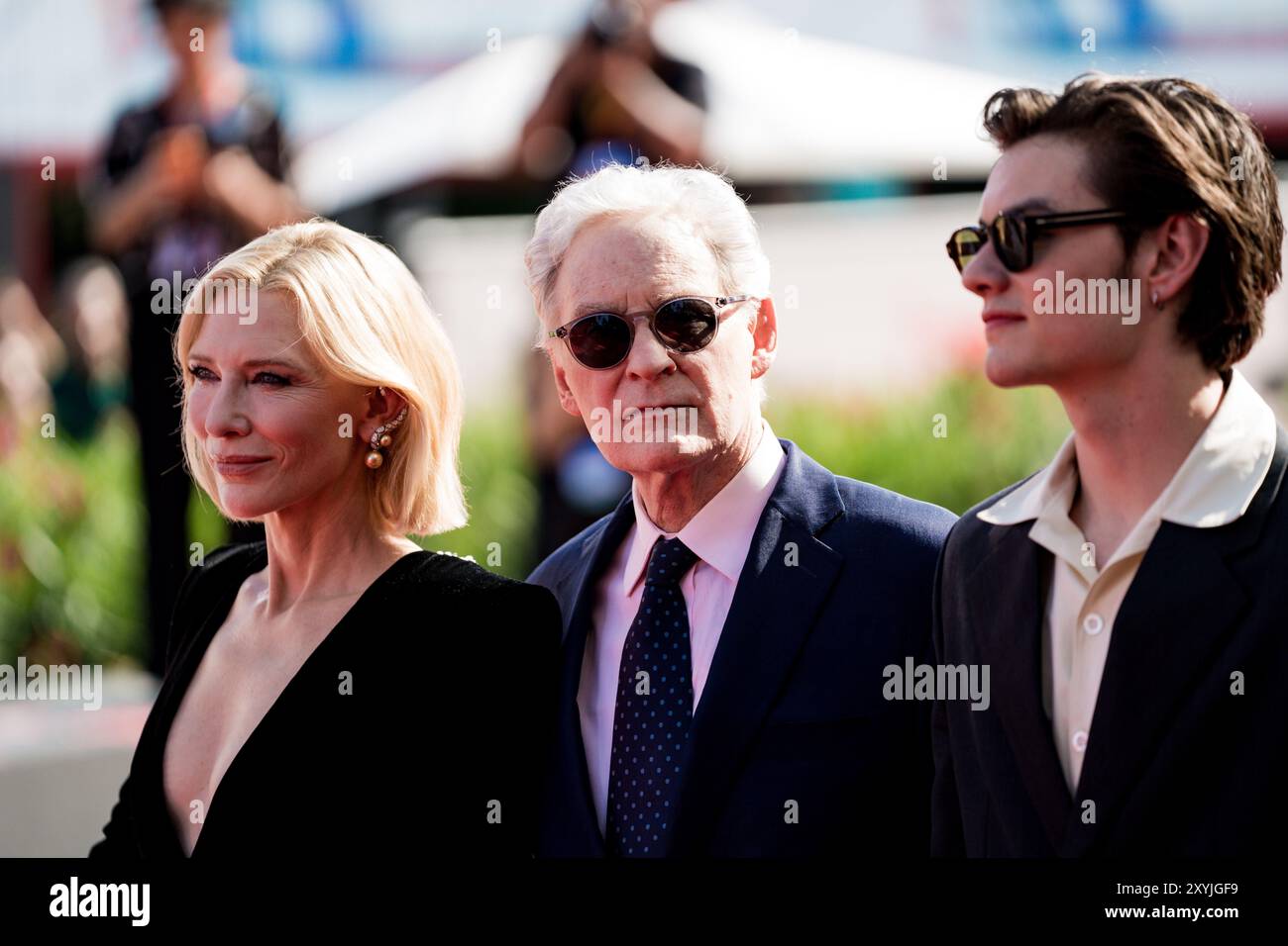 VENICE, ITALY - AUGUST 29 2024 - Tim Cook, Alfonso Cuaron, Cate ...