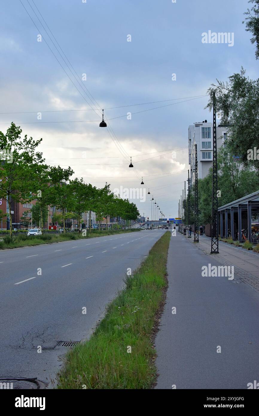 Copenhagen, Denmark. August 30, 2024. Copenhagen street scenery Stock ...